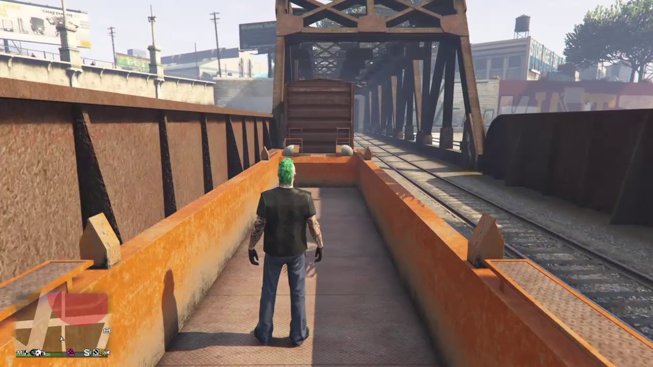 Grand Theft Auto Train hopping! - YouTube
