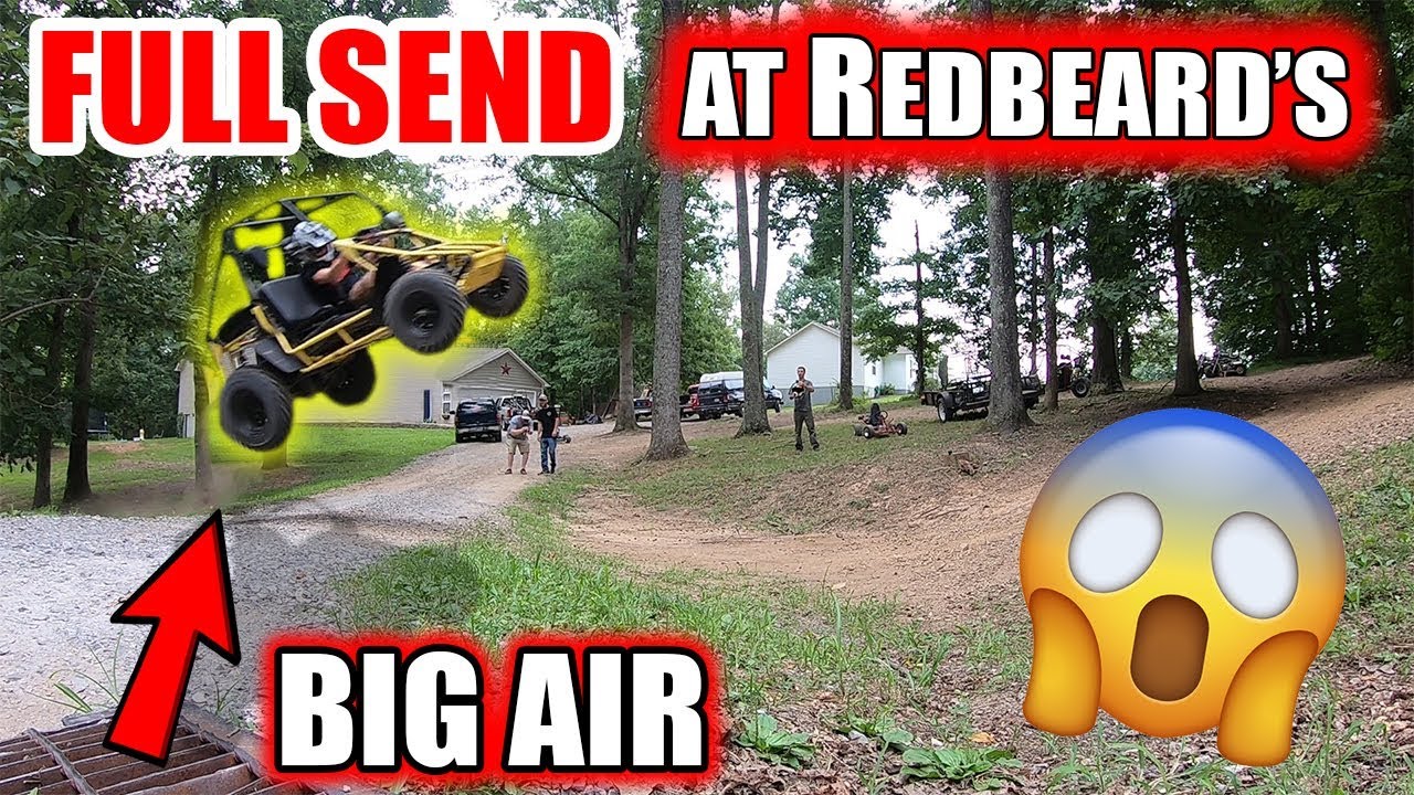 670cc HUGE GO KART JUMP!! (Redbeard & Ratherbwelding Collab!) - YouTube