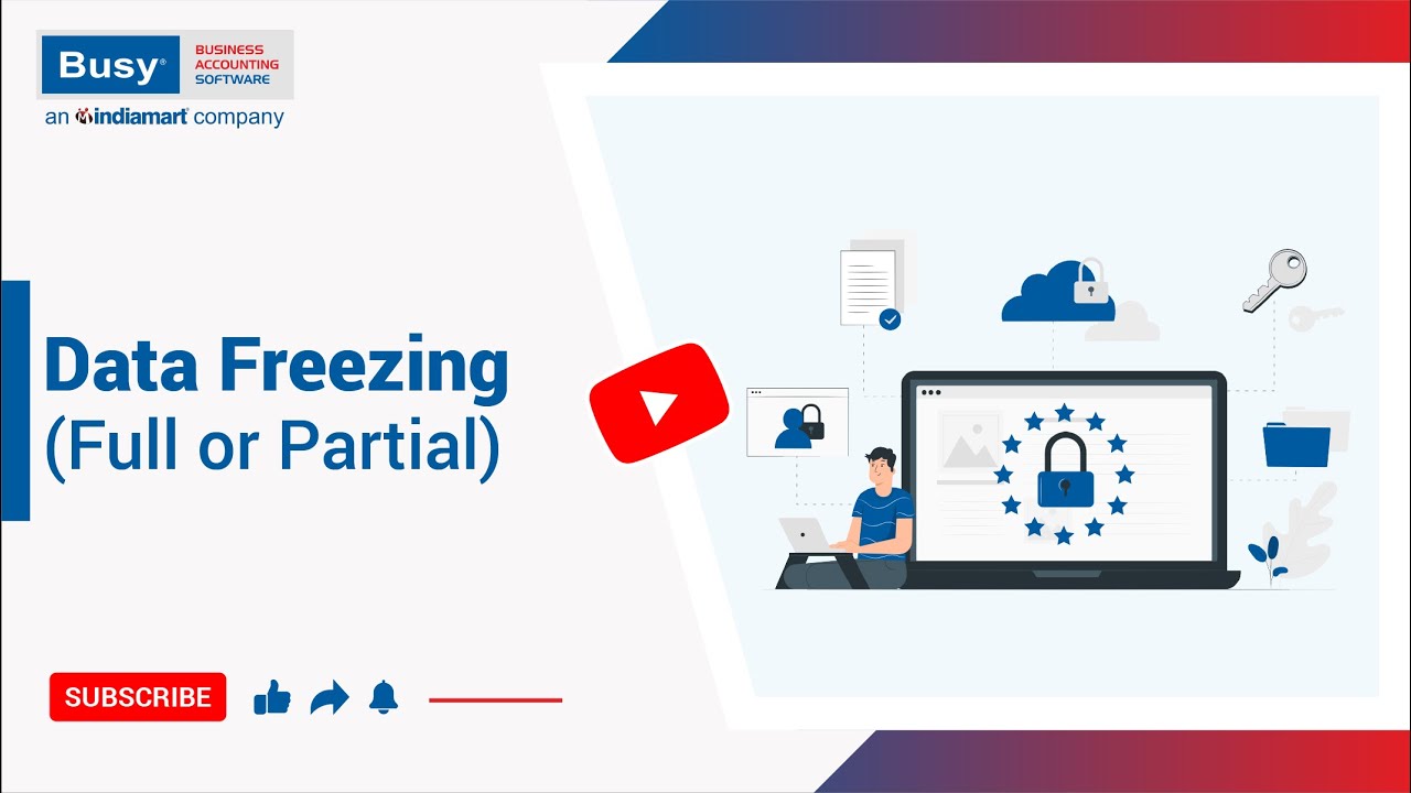 Data Freezing in BUSY (English) | How to Freeze Data - Fully or ...