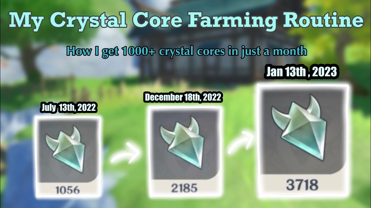 My Crystal Core Farming Routine in Genshin Impact - YouTube
