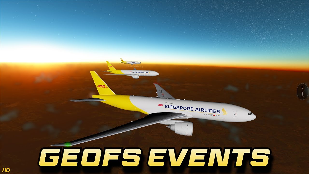 Adventurous 777-200F Group Flight | Stockholm to Helsinki in GeoFS! - YouTube