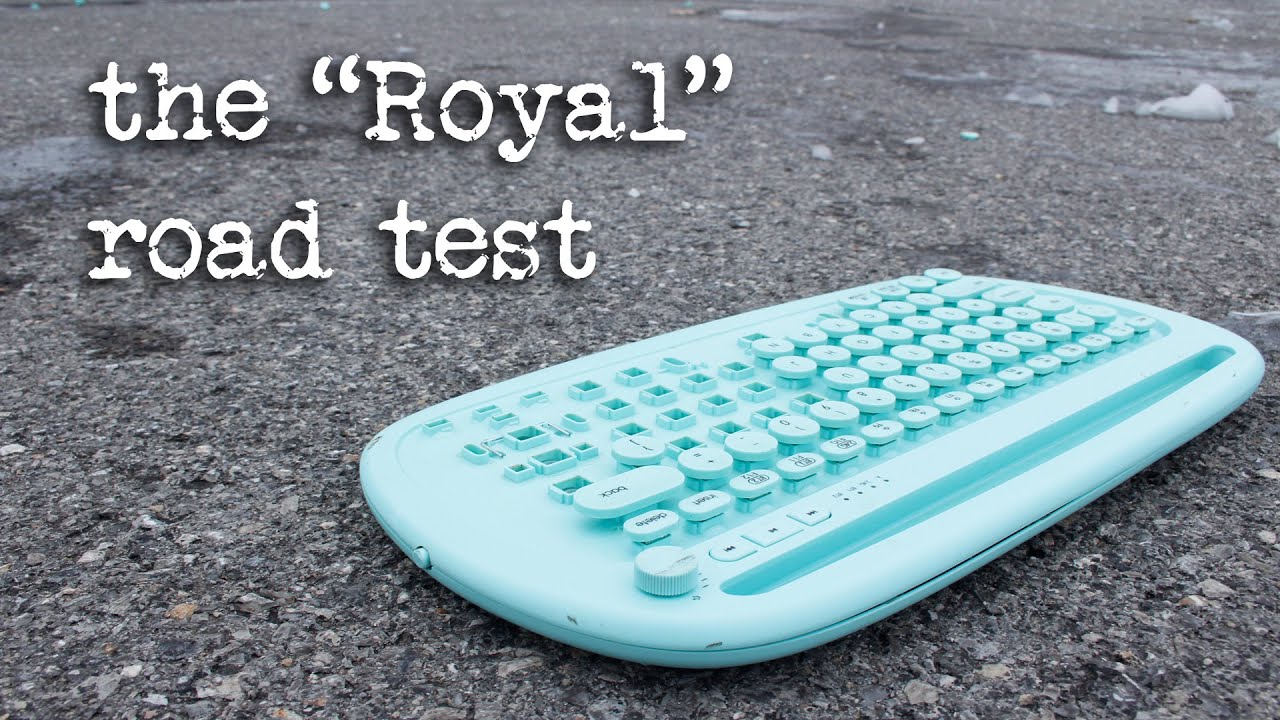 DESTROYING A TYPEWRITER KEYBOARD (AKA recreating the Royal Road Test ...