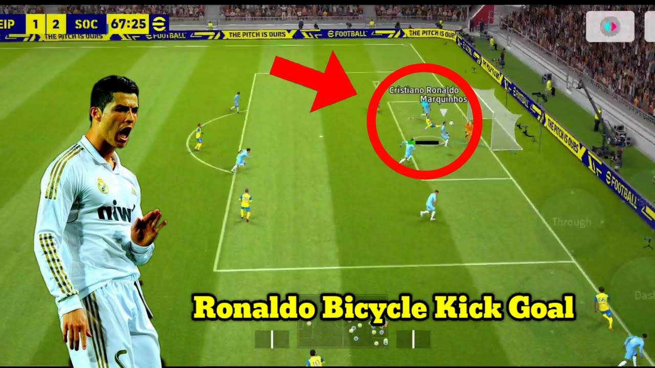 Ronaldo Bicycle Kick Goal 🥶 - YouTube