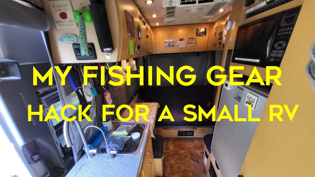 SIMPLE RV FISHING GEAR HACK - YouTube