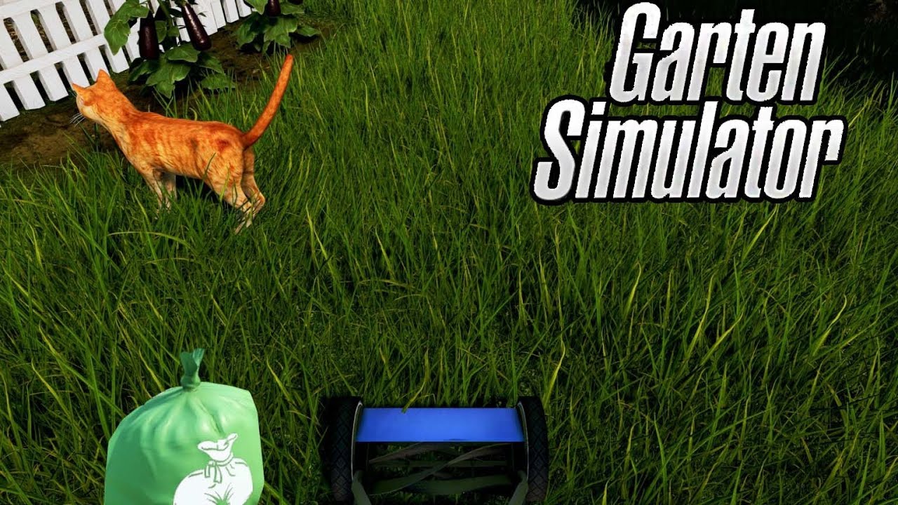 GARTEN SIMULATOR : #02 Rasen mähen und Erste Ernte | Garden Simulator ...