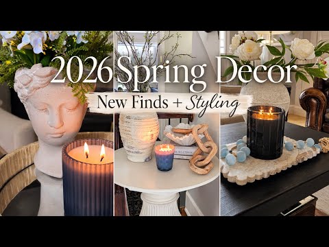 New Spring Decor 2026 | Haul | Decorating Tips | Thrifting | Homegoods | Pottery Barn | Hobby Lobby