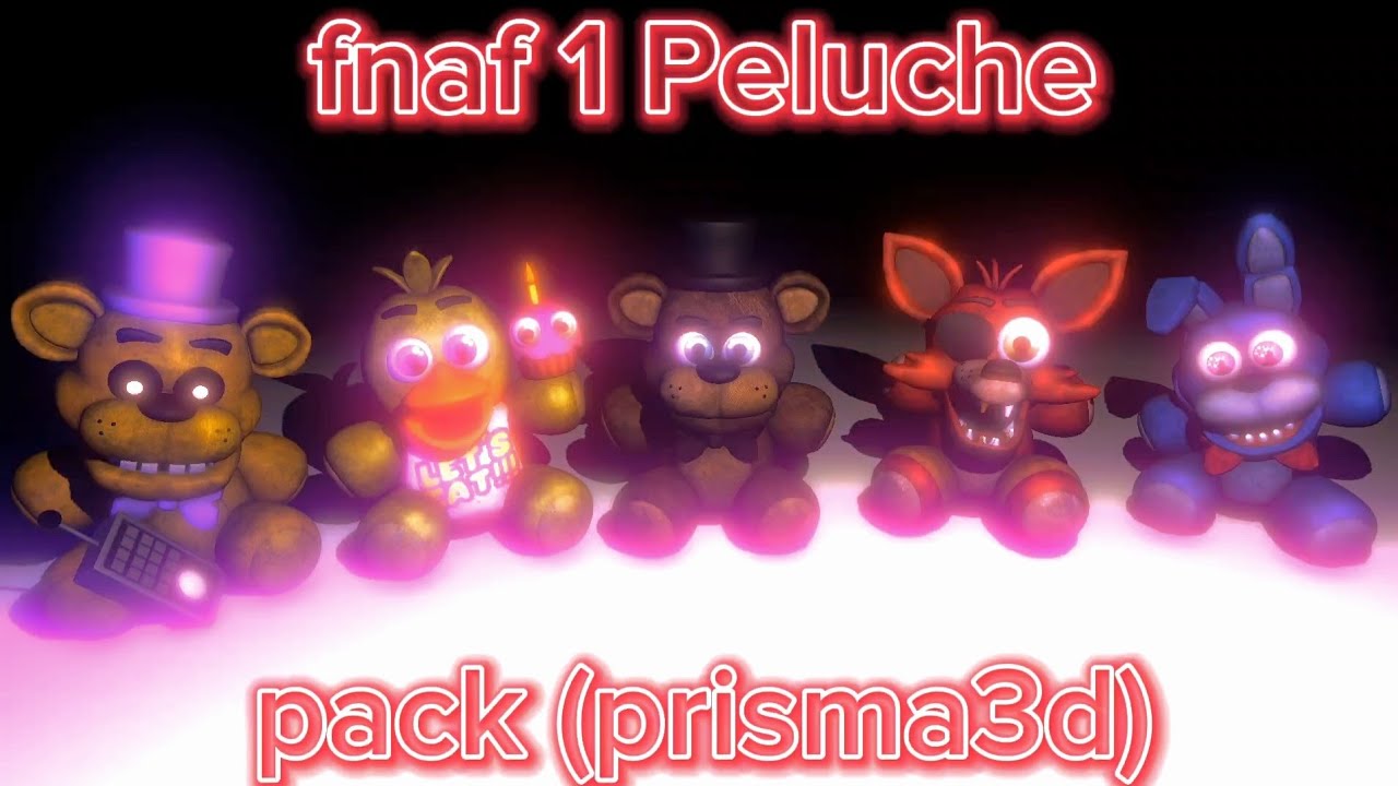 [P3D/FNaF] fnaf 1 pack de peluches - YouTube