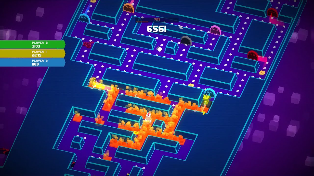 [PAC-MAN 256] [4K] 3 Player Multiplayer Challenge for 23000 Points🎮 ...