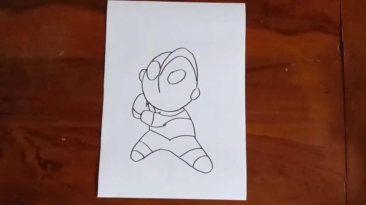 Cara menggambar ultraman chibi/how to draw un ultraman chibi | fairaart ...