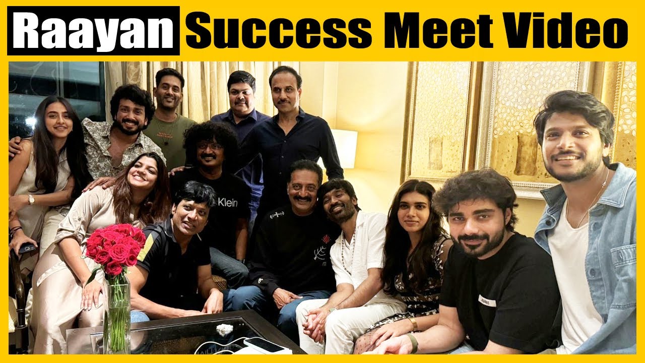 Dhanush's Raayan Success Meet | Dhanush | Raayan - YouTube