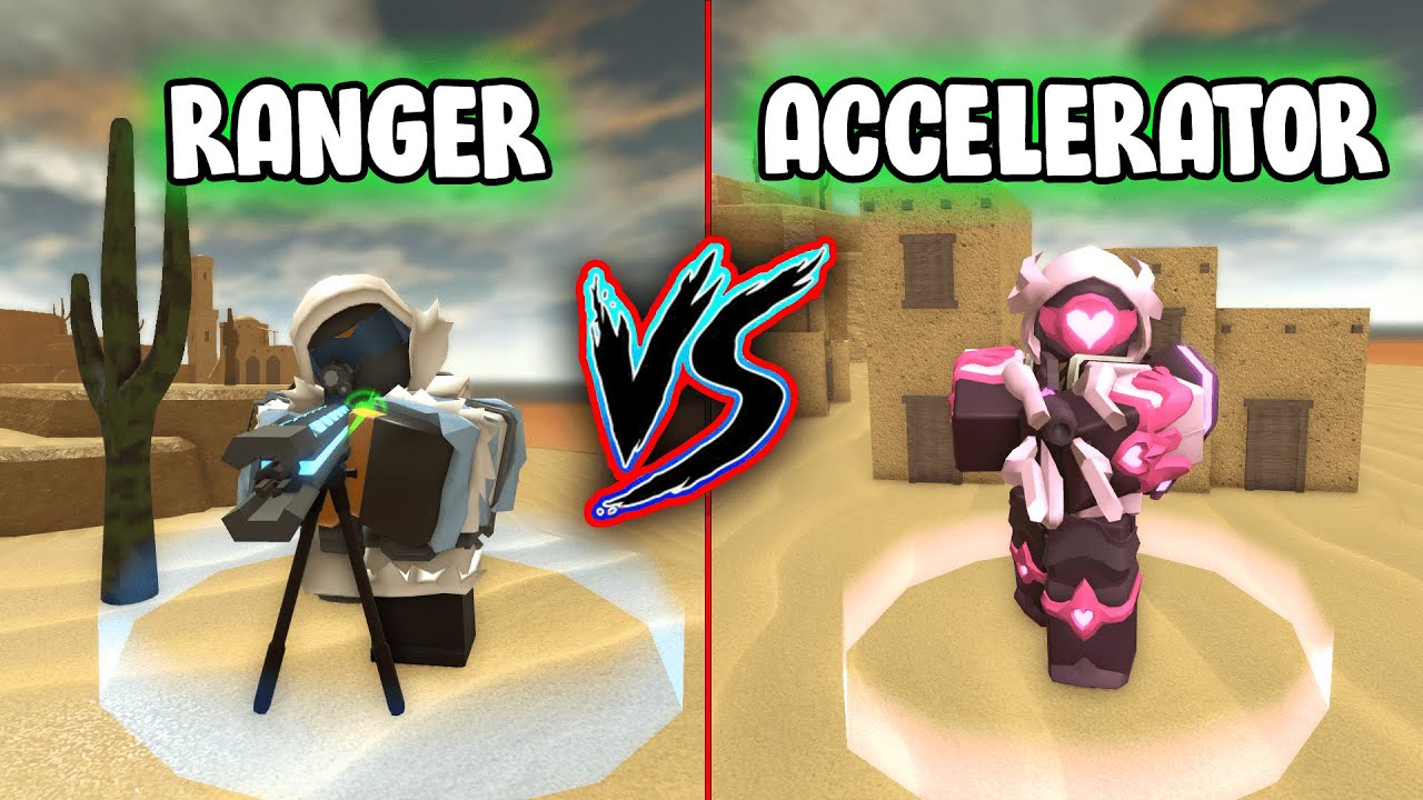 RANGER VS ACCELERATOR | Tower Defense Simulator | ROBLOX - YouTube