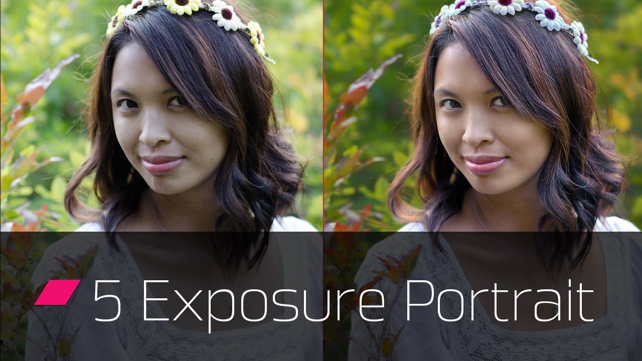 Combine Multiple Portrait Exposures! - YouTube