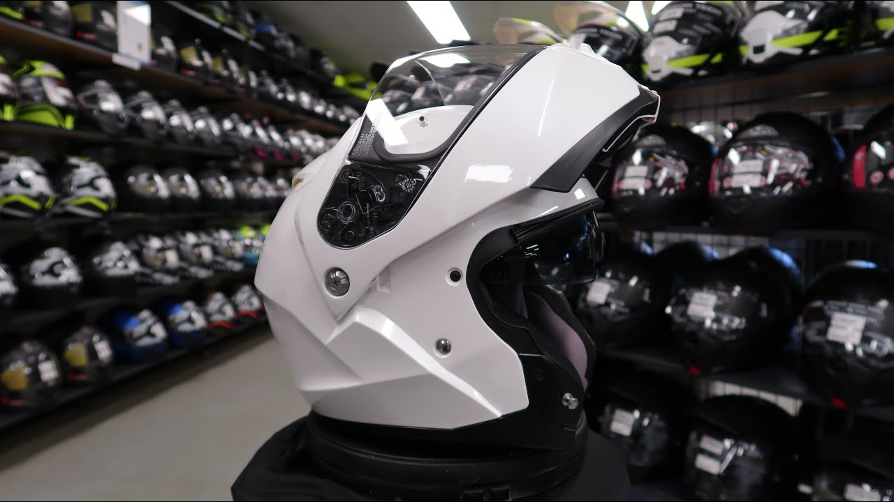 HJC IS-Max II helm Wit Systeem Motorhelm - Motorhuis Bakker - YouTube