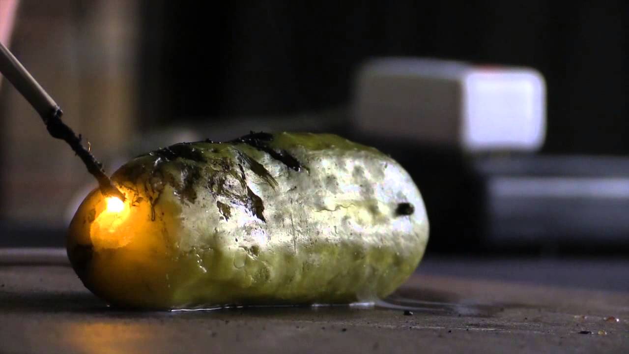 Flash Science: Elecric Pickle - YouTube