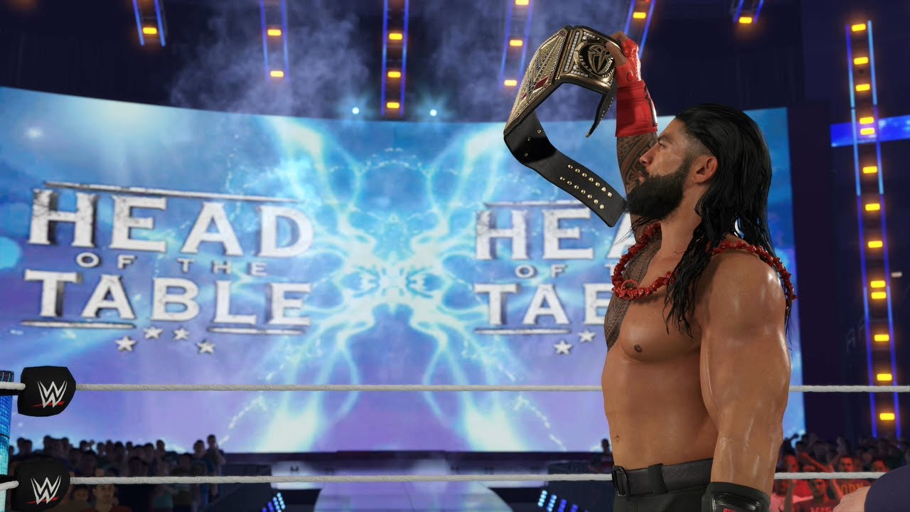 WWE2K23 ROMAN REIGNS '23 ENTRANCE W/TUTORIAL (PS5, NO MODS) - YouTube