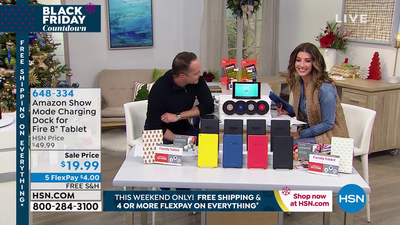 Amazon Show Mode Charging Dock for Fire 8" Tablet - YouTube