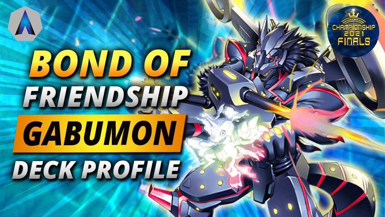 Digimon TCG! 2021 Final Championships Gabumon Bond of Friendship Deck ...