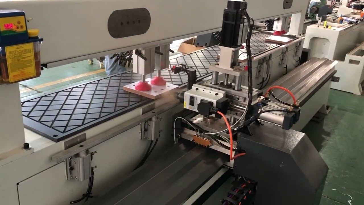 woodworking automatic cnc side hole drilling machine horizontal boring ...
