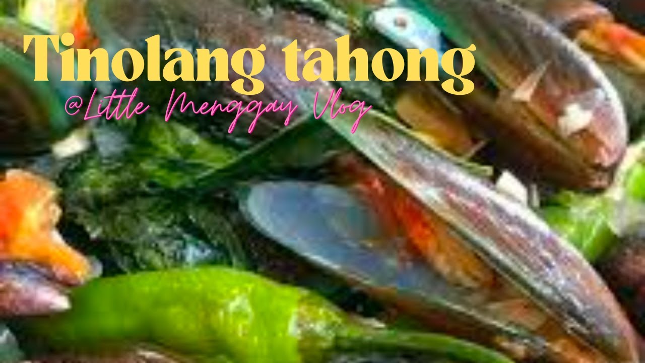 TINOLANG TAHONG | LUTONG BAHAY NI MENGGAY @Little Menggay Vlog - YouTube