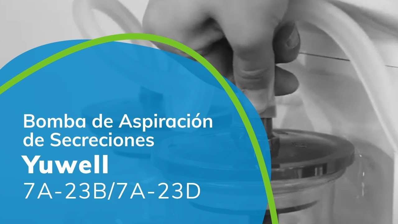 Bomba Aspiración de Secreciones Yuwell 7A-23B/7A-23D - YouTube