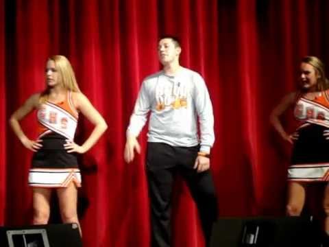 SNL Cheerleader Skit done by CHS students - YouTube