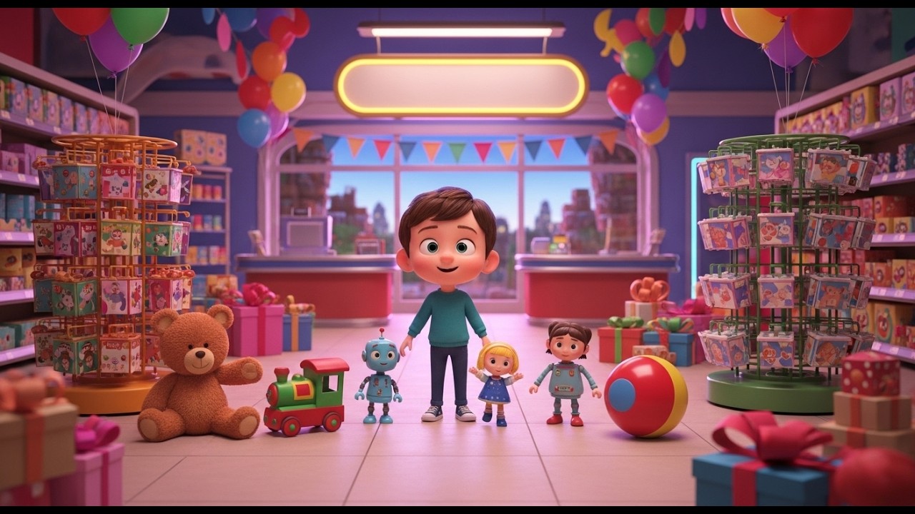 Toy Store Fun | Kids Shopping Adventure Song | Nursery Rhymes ...