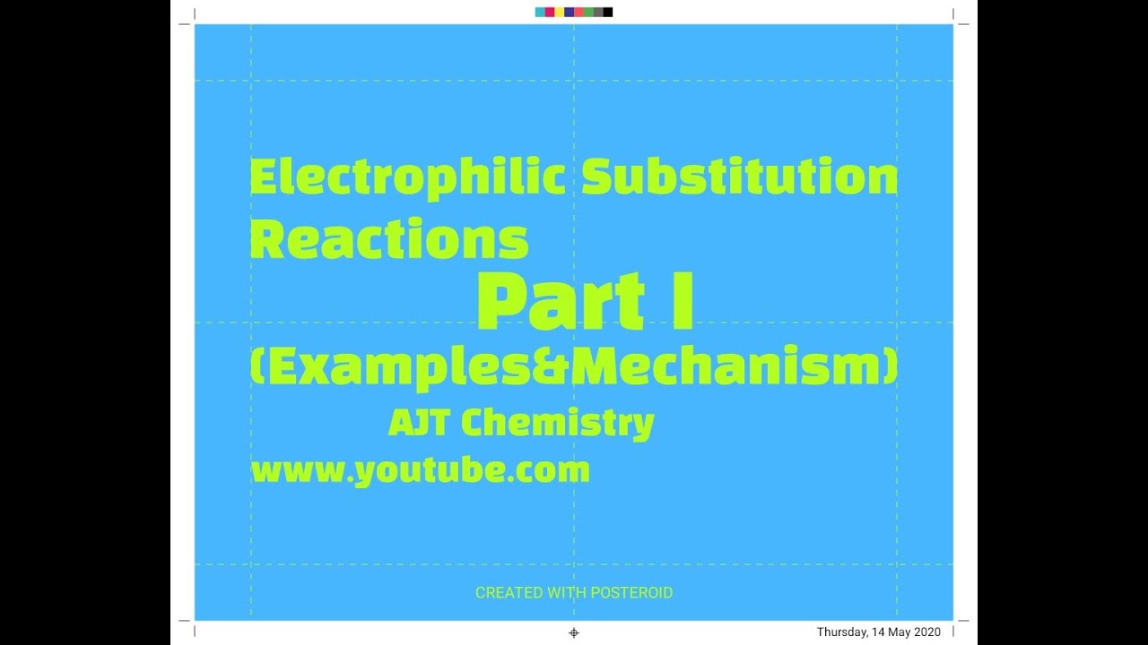 Electrophilic Substitution Reaction - Part I (Examples & Mechanism) AJT ...