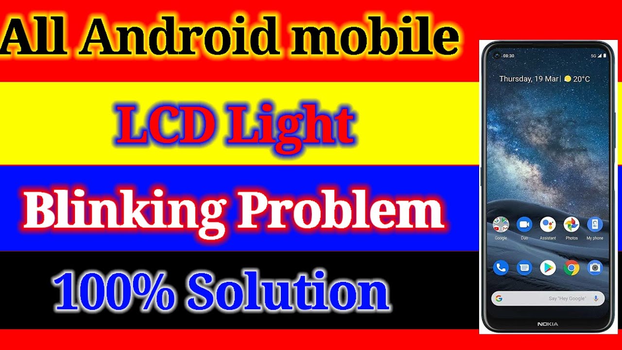 All android LCD light Blinking solution #Nokia 5.1 Light Soluttion ...