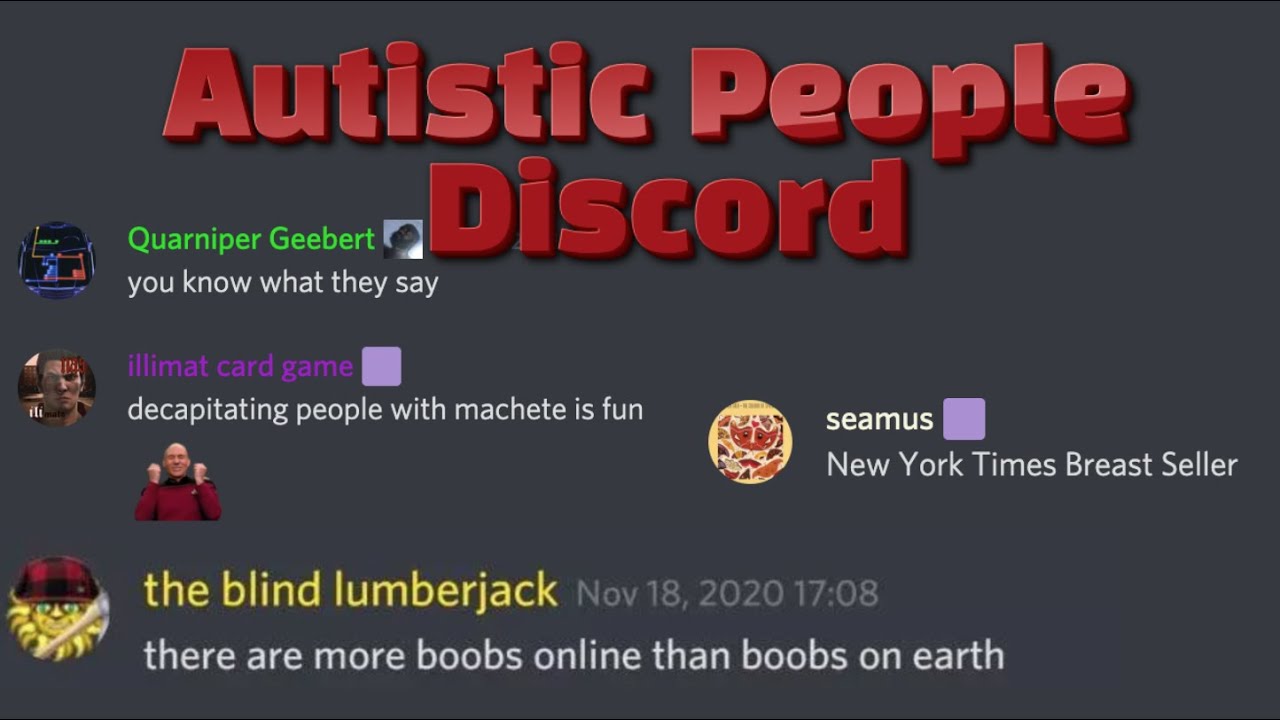 Autistic People Discord - YouTube