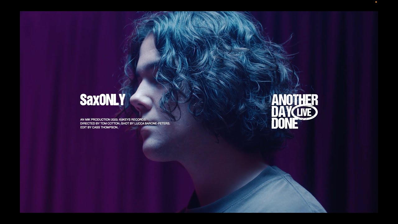 SaxONLY - Another Day Done (Live Performance) - YouTube