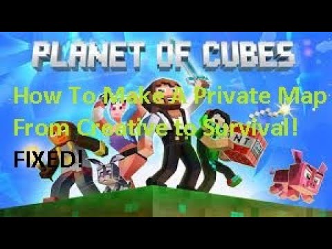 How To Make a Private map on PlanetCraft / Planet of Cube from Creative ...