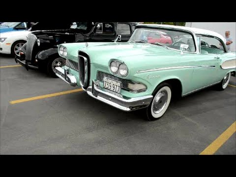 COOL '58 EDSEL PACER COUPE WITH 361 V8 START UP - YouTube