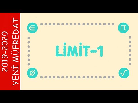 TYT AYT LİMİT KONU ANLATIMI 1