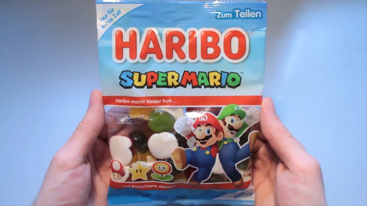 Haribo Super Mario Limited Edition Review - YouTube