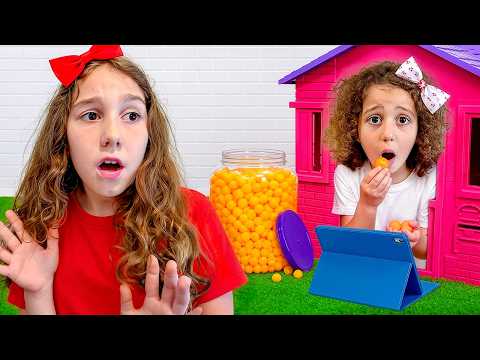 Sierra takes care of her little sister | Rhia Tricks Sierra