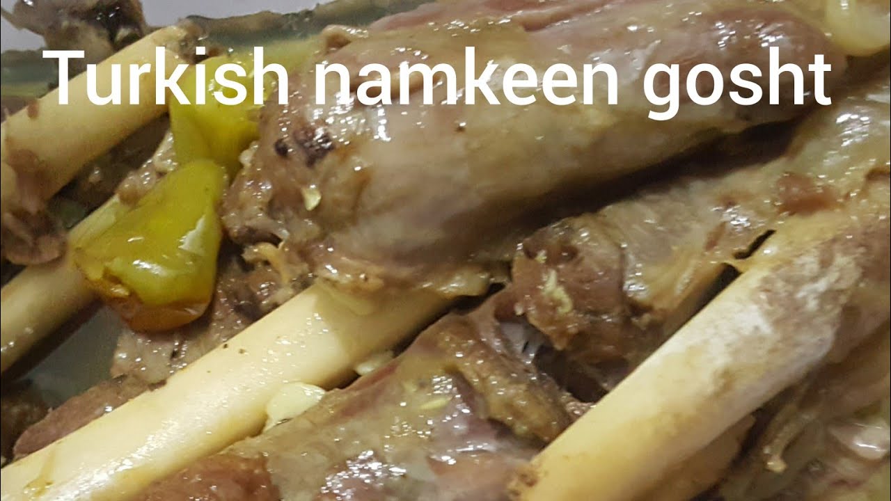 Turkish namkeen gosht //namkeen motton 😋easy recipe by yummy creation ...