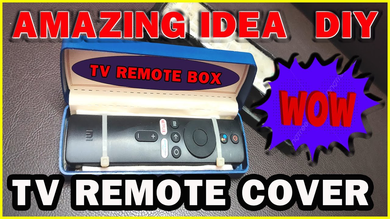 tv remote cover making at home | tv remote cover diy | tv remote cover ...