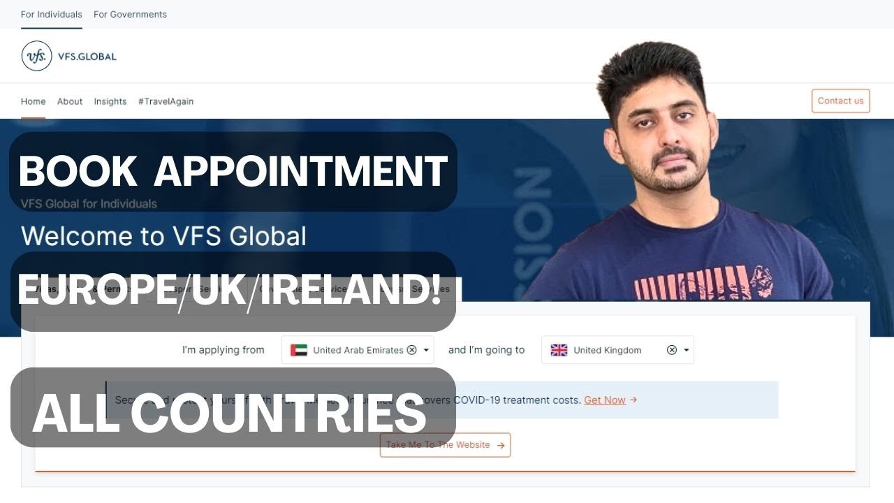 Book an Appointment With VFS Global | Visa Appointment - YouTube
