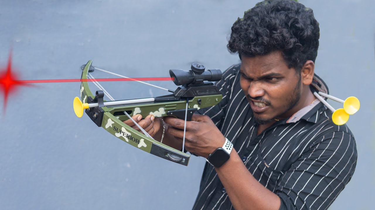 Ultimate Crossbow Unboxing and Testing… #mrsuncityvlog - YouTube