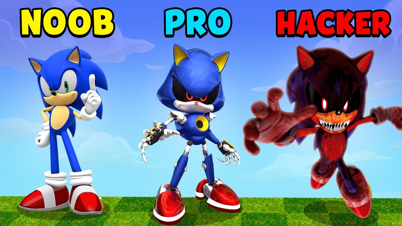 NOOB vs PRO vs HACKER - Sonic Dash - YouTube