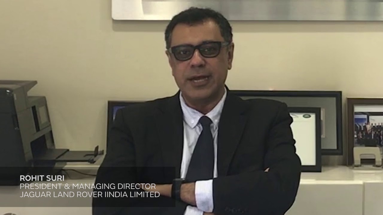 Rohit Suri President & Managing Director JLR India Thank you Message to ...
