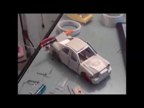 Building a Model Car Made of Paper (Time Lapse) - YouTube