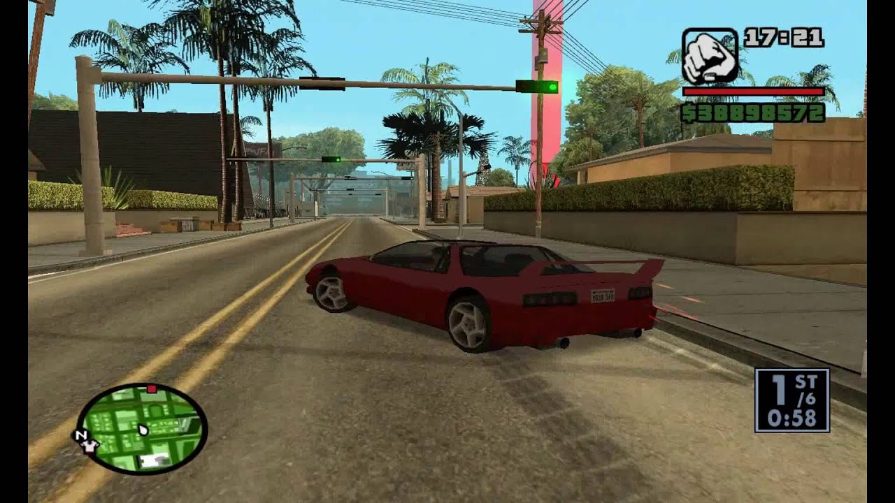 GTA San Andreas: All Race Tournament Missions (In Los Santos) [HD ...