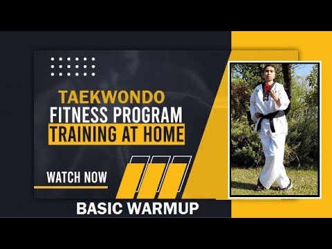 Taekwondo Warm up Exercises For Beginners | Basic Warm Up For beginners ...