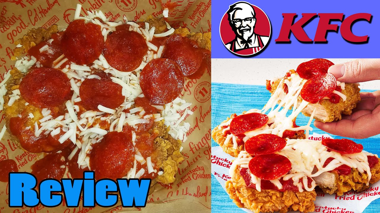 NEW KFC Chizza Review | Fried Chicken Pizza?! (Gnarly Foods) - YouTube