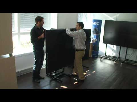 Demo mounting solution EASYFRAME for NEC LCD X461UN