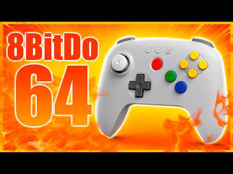 Probé el Mejor Control para N64 en Switch y PC | 8BitDo 64