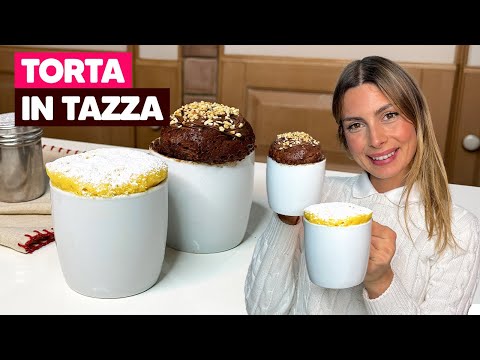 TORTA IN TAZZA al microonde pronta in 3 MINUTI 🤎