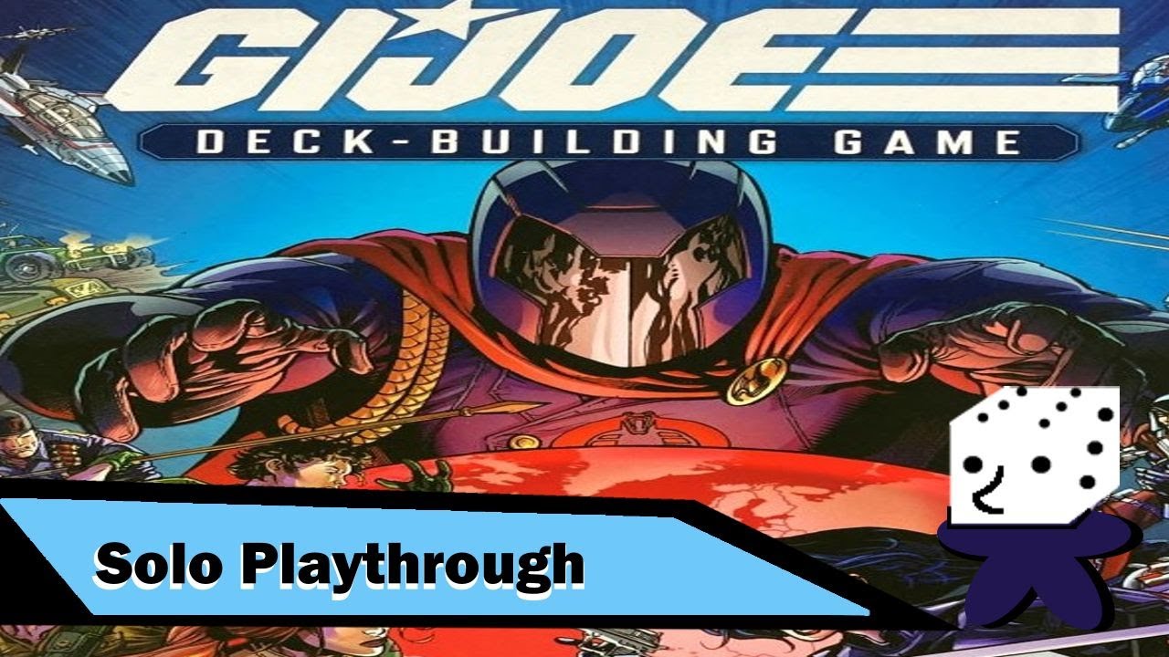 GI Joe Deck-Building Game - Solo Playthrough Mission 1 - YouTube