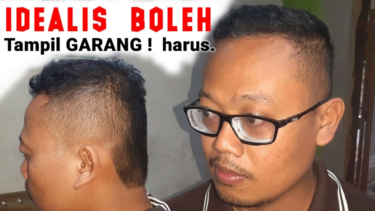POTONG RAMBUT MOHAWK TINGGI DAN OVERCOME PAKAI TRIMER. @Masdik99CJDW ...